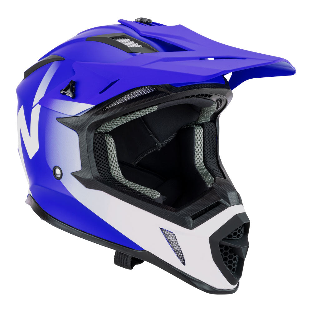 Nitro MX760 Satin Blue/white | Everest Motorcycles