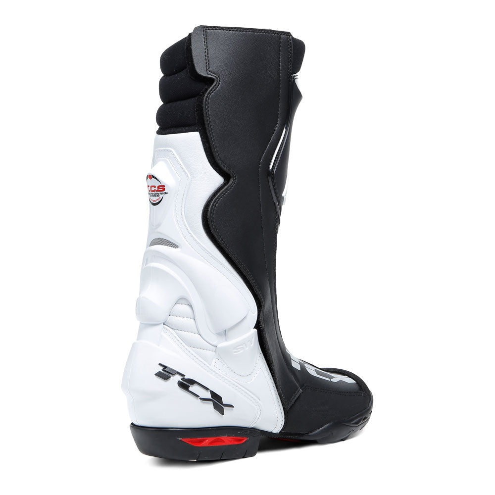 TCX - TCS SPEEDWAY BOOTS BLACK/WHITE – Everest Motorcycles